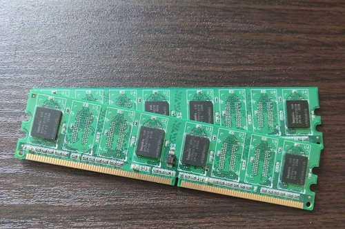 Оперативная память DDR2 на 512MB двумя плашками