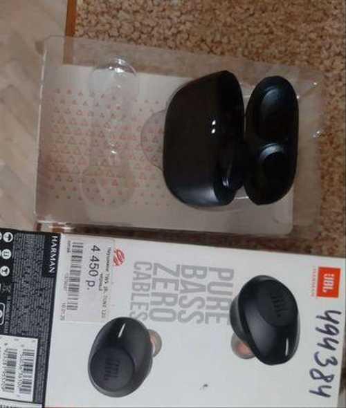 Беспроводные наушники jbl tune120tws