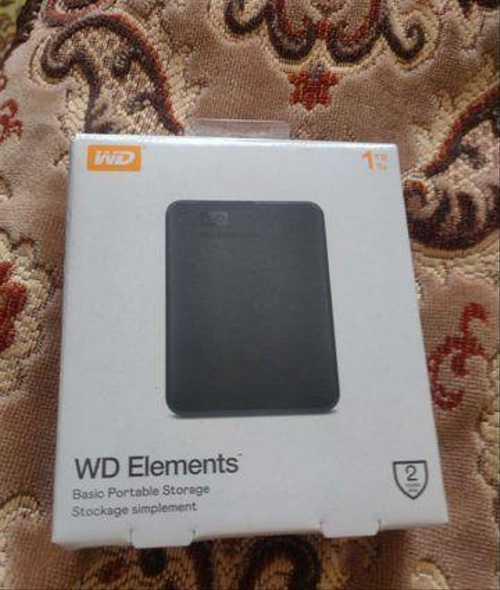 Внешний диск HDD WD Elements Portable wdbuzg0010BB