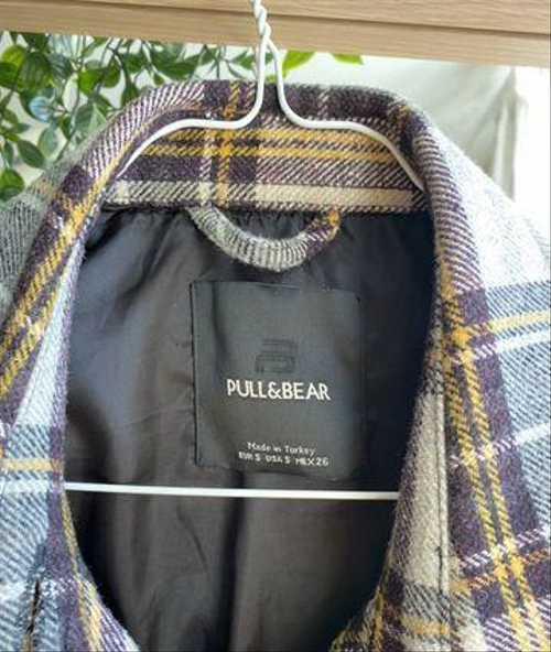 Женская рубашка-куртка Pull and bear (s) oversize