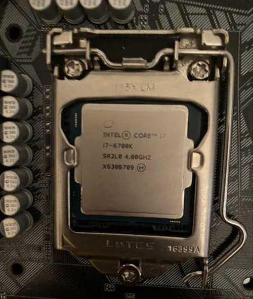 Процессор intel core i7 6700k и asus z170-k