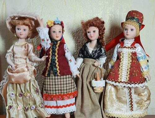 Куклы фарфоровые "Дамы эпохи"