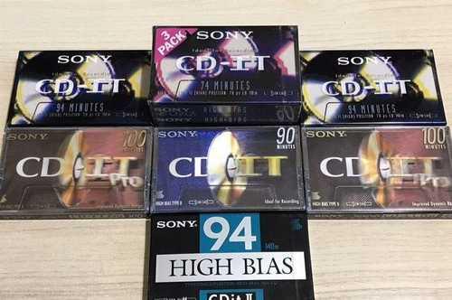 Аудиокассеты Sony хром тип 2 9 штук