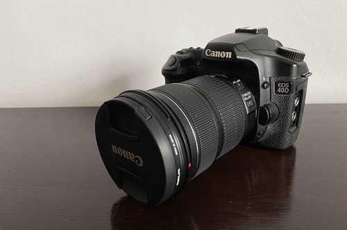 Комплект Canon 40D и аксессуары