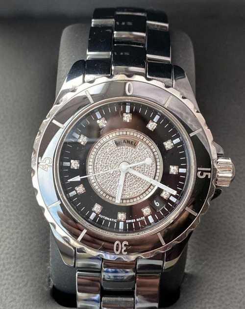 Часы Chanel J12 38mm Black Ceramic