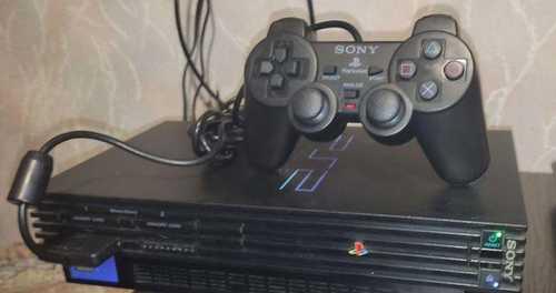 Sony PS2 fat + 20 лицензионных игр