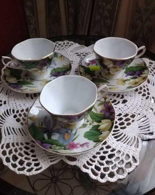 Чайно-кофейные пары Porcelain of England