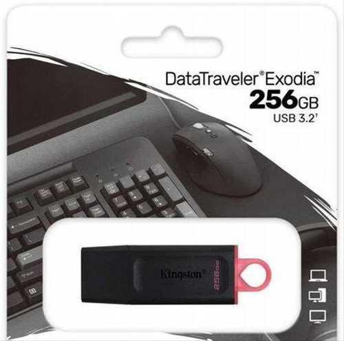 Флешка USB kingston DataTraveler Exodia 256гб, USB