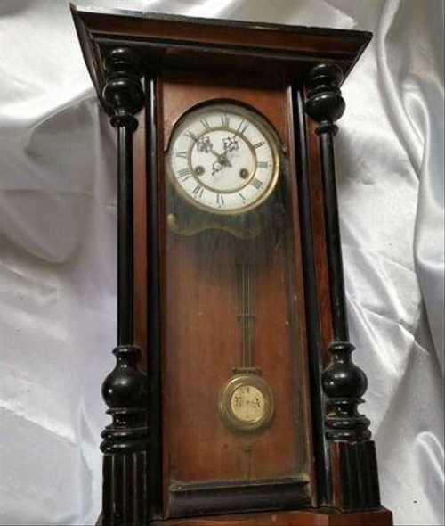 Антикварные настенные часы D R Patent Kienzle