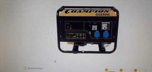 Генератор бензиновый Champion GG3301C