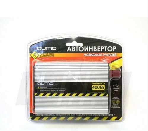 Автоинвертор "Qumo" 12/220V 400W