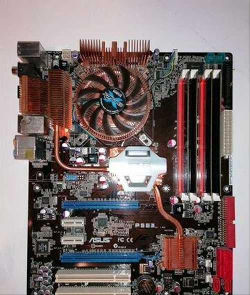 Комплект asus P5E3/Core2 Quad Q9300/8GB DDR3