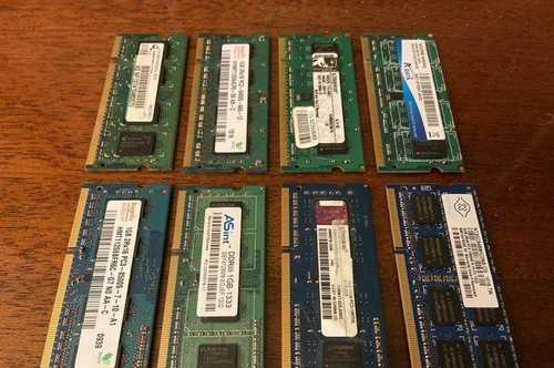 Озу sodimm DDR2 DDR3