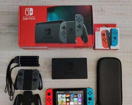 Nintendo switch 2 ревизиия, 4 джойкона