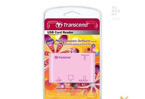 Картридер внешний transcend TS-RDP8R pink