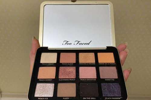 Палитра теней too faced white peach