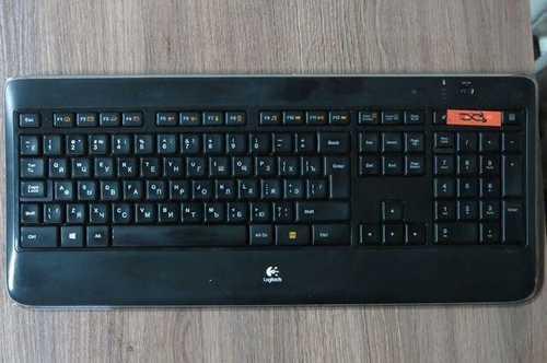 Logitech Illuminated Keyboard K800 (неисправная)