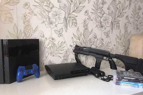 Sony PS4 500gb и PS3 500gb