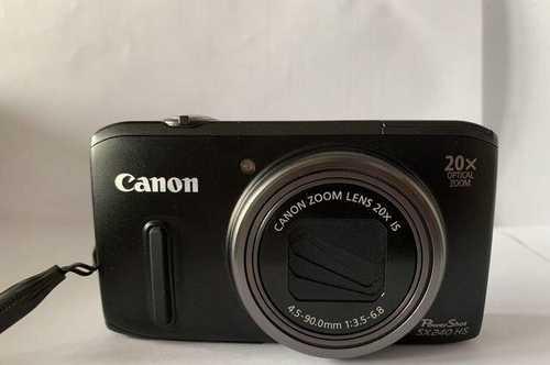 Компактный фотоаппарат Canon PowerShot SX240 HS