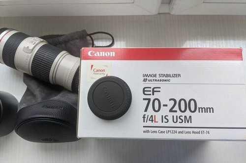 Объектив Сanon EF-70-200 f4L IS USM