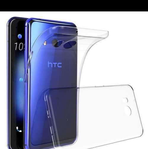 Силиконовый чехол для HTC U11+ Ультратонкий Прозра