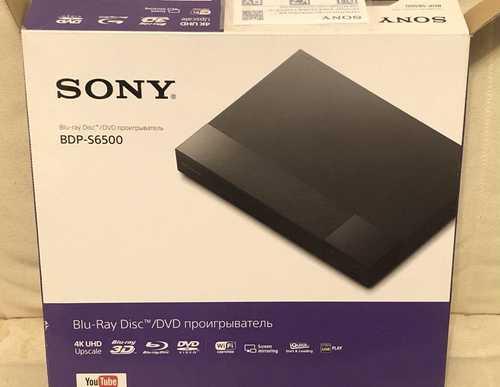 Плеер Blu-Ray Sony BDP-S6500 upscale 4K wifi 3D