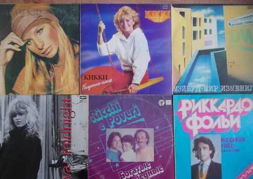 Пластинки Tight Fit, Modern Talking,Kikki, Maywood