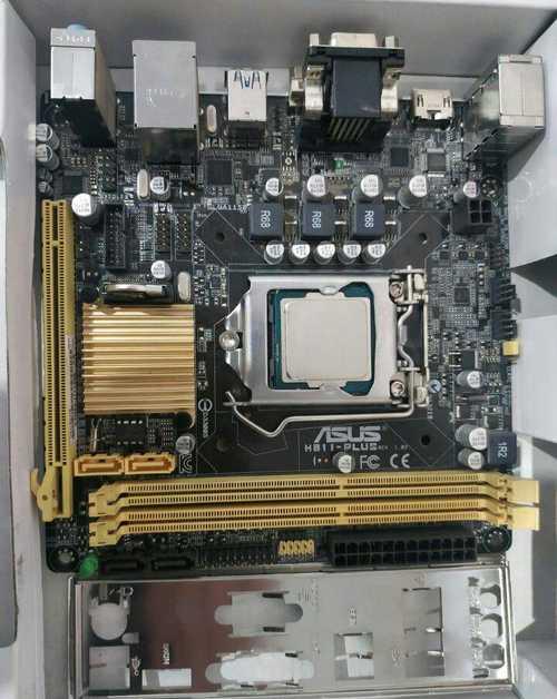 Материнская плата Asus H81i-plus lga 1150