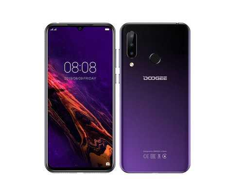 Doogee N20 purple (6.3" FHD+ 4/64gb 4350mAh) новый