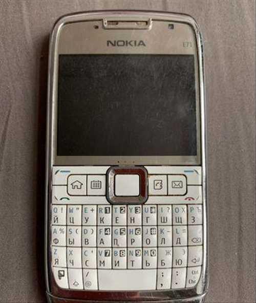 Телефон Nokia E71 white
