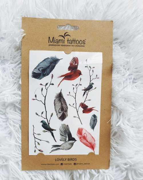 Переводные татуировки Miami tattoos