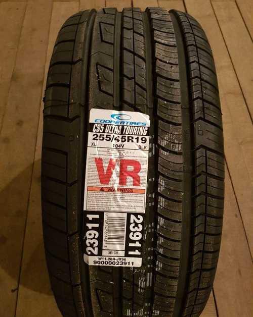 Cooper Ultra Touring CS5 255/45 R19 Новые Шины USA