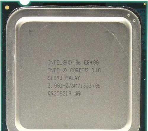 Процессор Intel core 2 duo e 8400