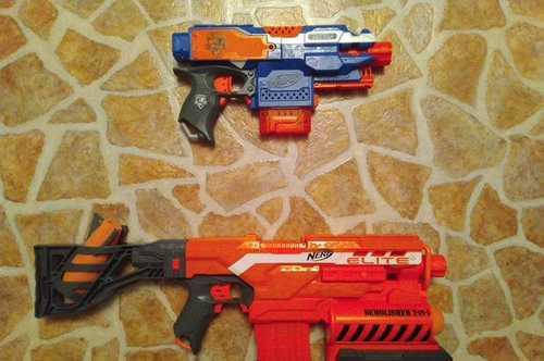 Nerf Elite Stryfe и Nerf Elite Demolisher 2-in-1