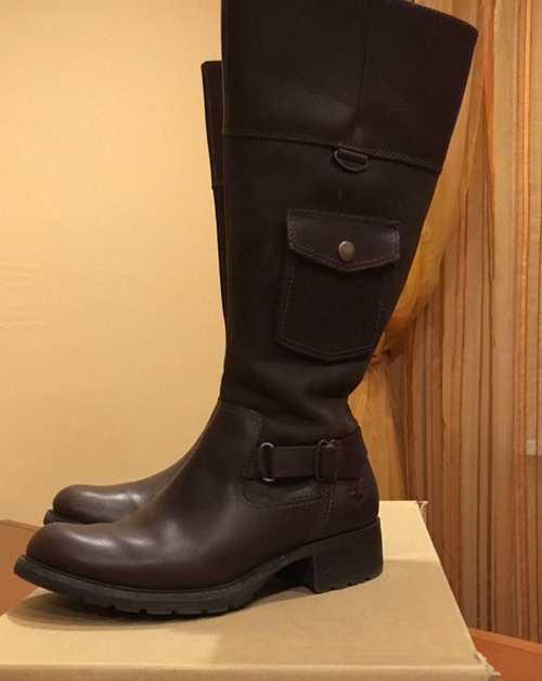 Сапоги Timberland, осень, нат.кожа, р.38