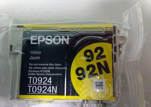 Картриджи epson T0924N,T0923N,T0922N