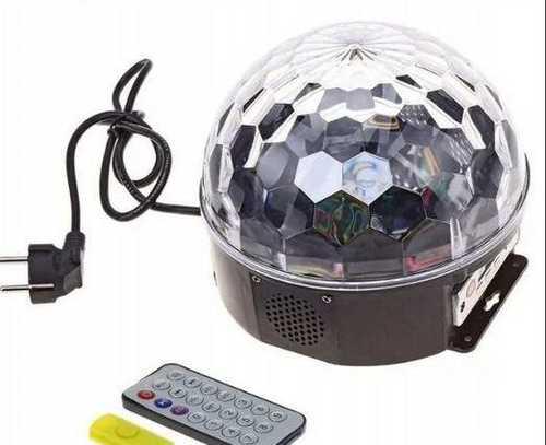 Диско шар LED (Bluetooth и пульт)