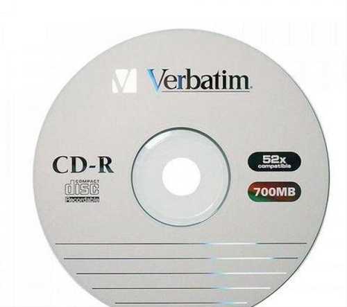 Диск "Verbatim" CD-R, 700Mb, 52х, 1 шт