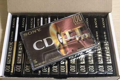 Аудиокассеты Sony CDit Pro 100 новые 16 штук