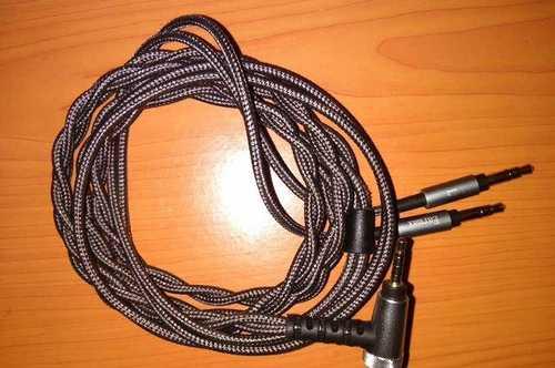 Балансный кастомный кабель для наушников 2.5мм