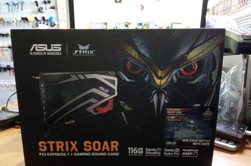 Звуковая карта asus pci e strix soar