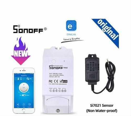 Sonoff TH10 / Si7021 Умное Wi-Fi Реле Термостат
