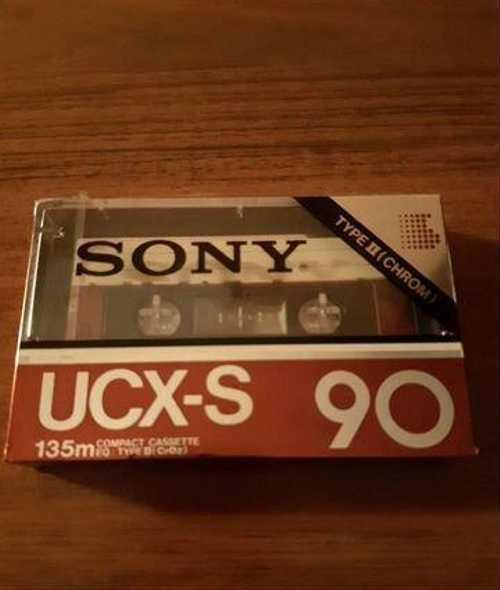 Аудиокассета sony UCX-S 90