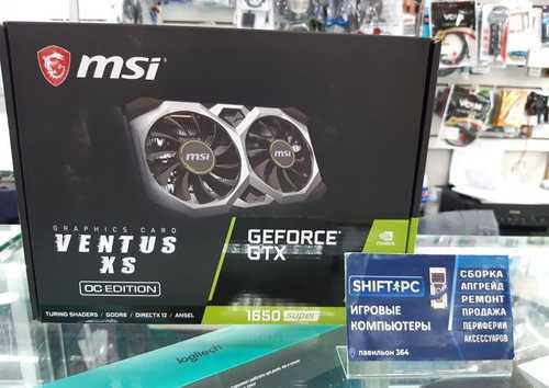 Видеокарта GeForce GTX1650 Super MSI Ventus XS OC