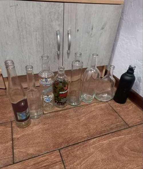 Стекляные бутылки