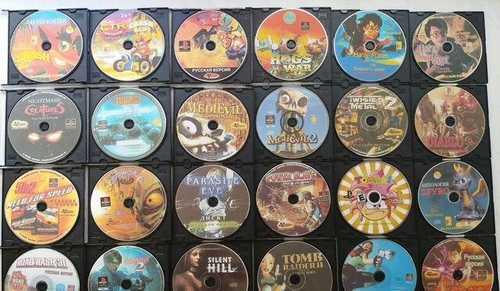 Диски PlayStation PS1, PS One, PS2 игры и сборники