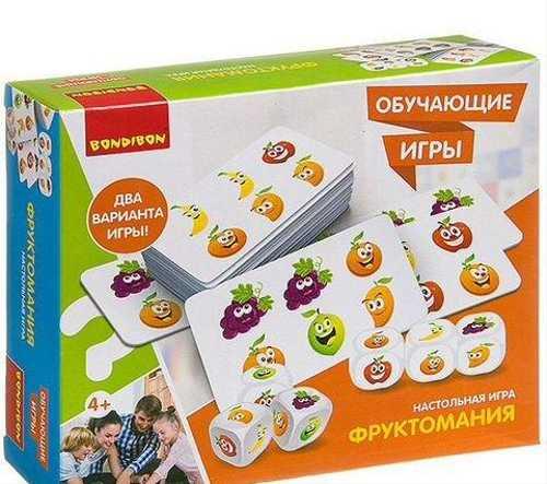 Обучающая игра Bondibon "Фруктомания", 17,2*4,5*14,2 см (вв3447)