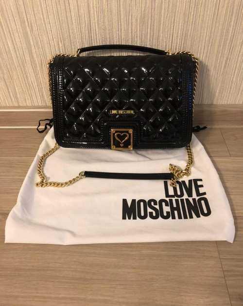 Сумка клатч love moschino