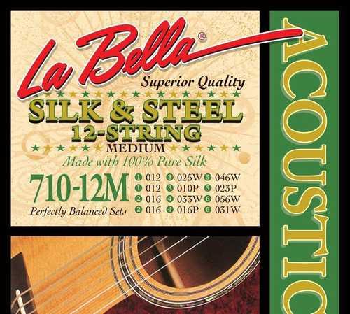 La Bella 710-12L Light Комплект струн для ак.гитар