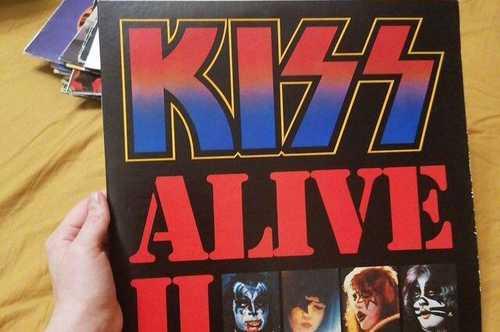 Виниловые пластинки Kiss Alive 2 (внутри 2 пластин